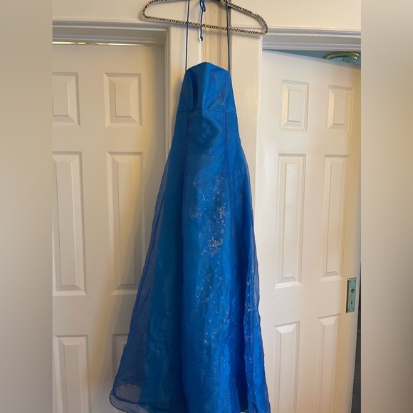 Deb | Dresses | Blue Prom Dress With Matching Heels | Poshmark